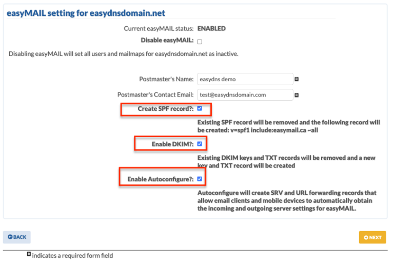 How To Create easyMail Accounts - easyDNS Knowledge Base