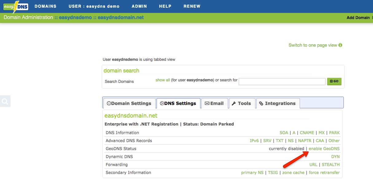 GeoDNS – easyDNS Technologies Inc