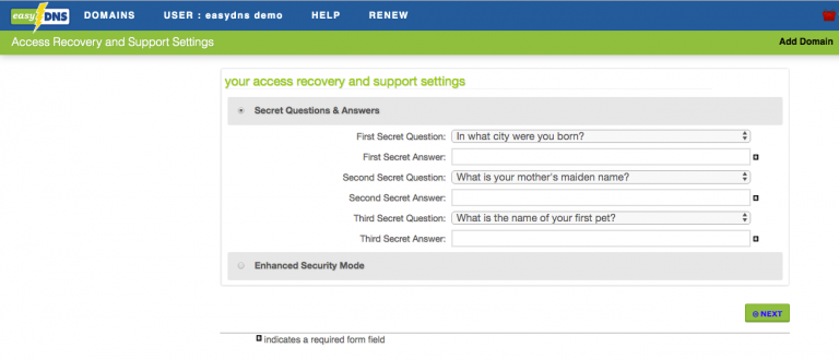 Account Security – easyDNS Technologies Inc