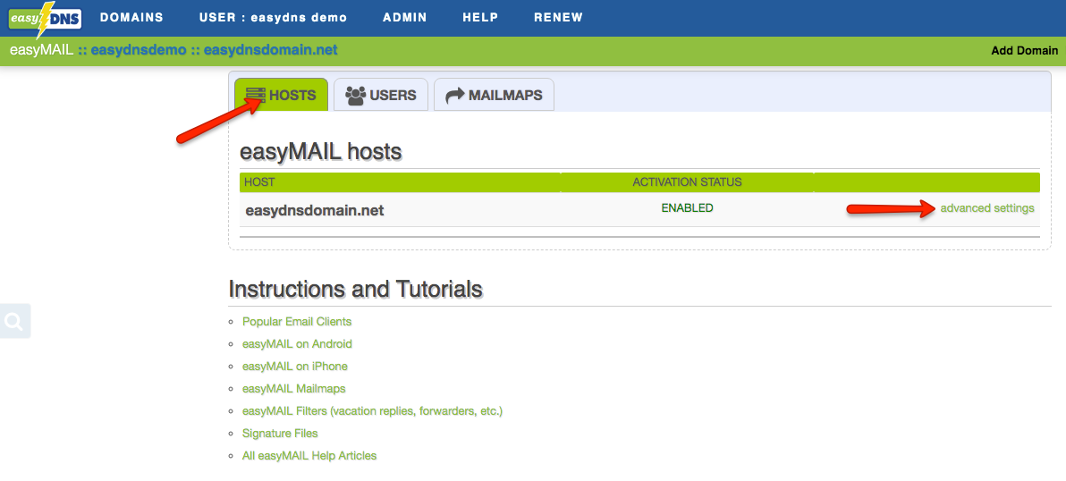 Setting Up easyMail – easyDNS Technologies Inc