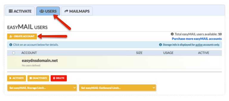 How To Create easyMail Accounts - easyDNS Knowledge Base