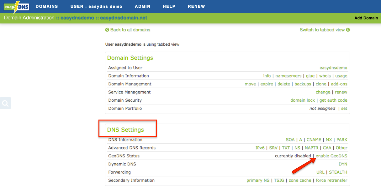 GeoDNS – easyDNS Technologies Inc