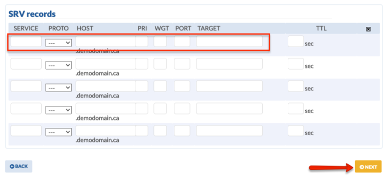 Service Records (SRV Records) - easyDNS Knowledge Base