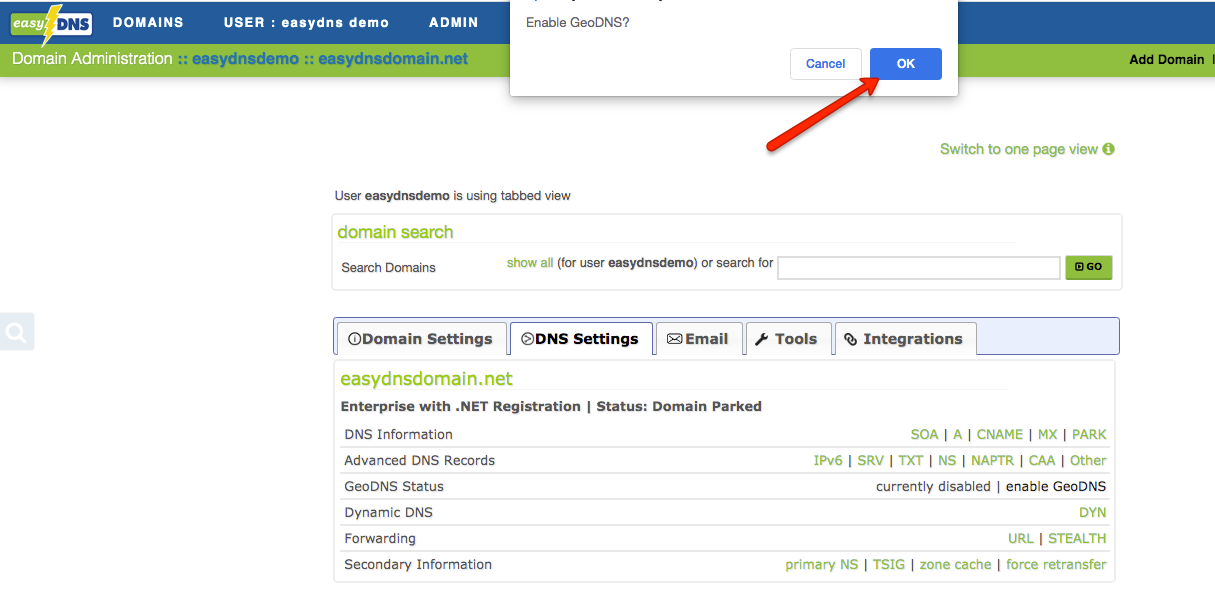 GeoDNS – easyDNS Technologies Inc