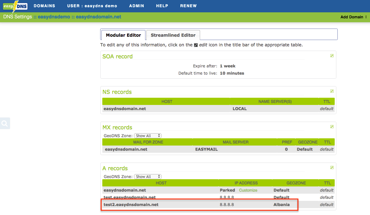 GeoDNS – easyDNS Technologies Inc
