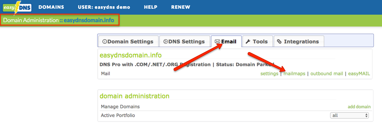 Mailmaps – easyDNS Technologies Inc
