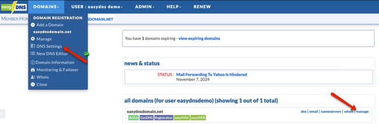 How To Use Dynamic DNS - easyDNS Knowledge Base