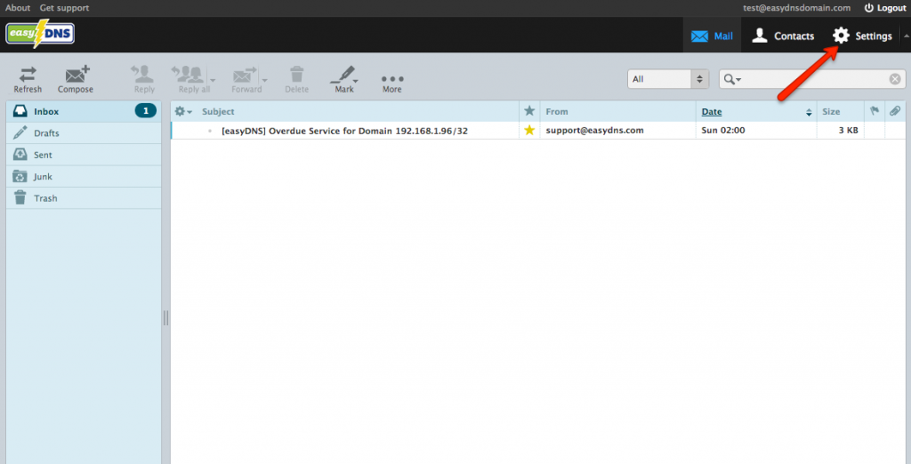 How To Change Your easyMail Password - easyDNS Knowledge Base