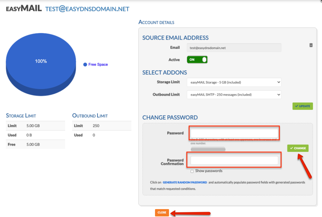 How To Change Your easyMail Password - easyDNS Knowledge Base