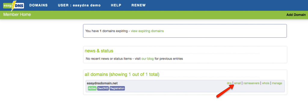 easyMail Storage Limits – easyDNS Technologies Inc