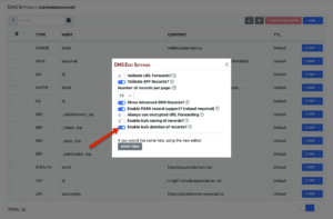 New DNS Editor - easyDNS Knowledge Base