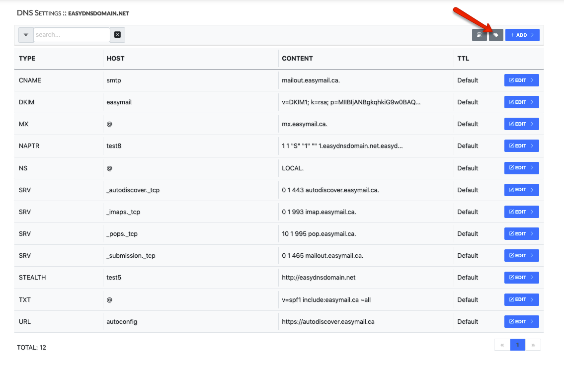 New DNS Editor - easyDNS Knowledge Base