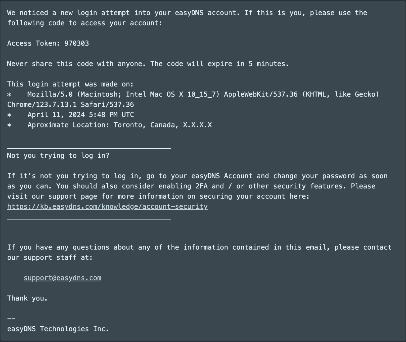 Fingerprint Account Security - easyDNS Knowledge Base